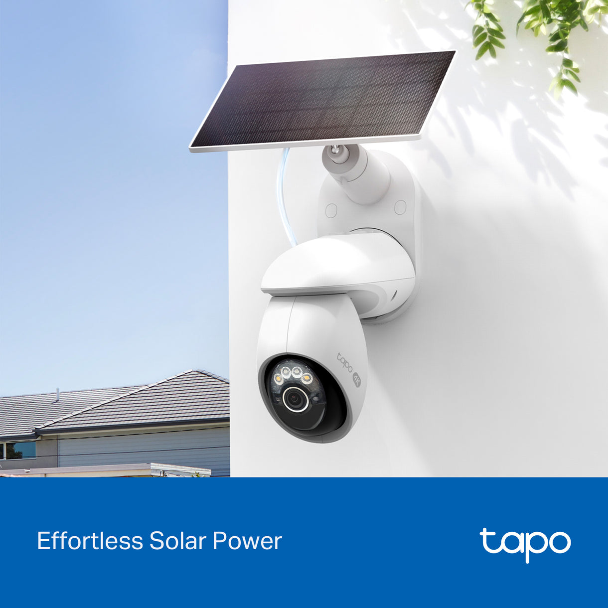 Tapo C660 Kit 4K Ultra HD Outdoor Pan/Tilt Security Camera with Solar ...