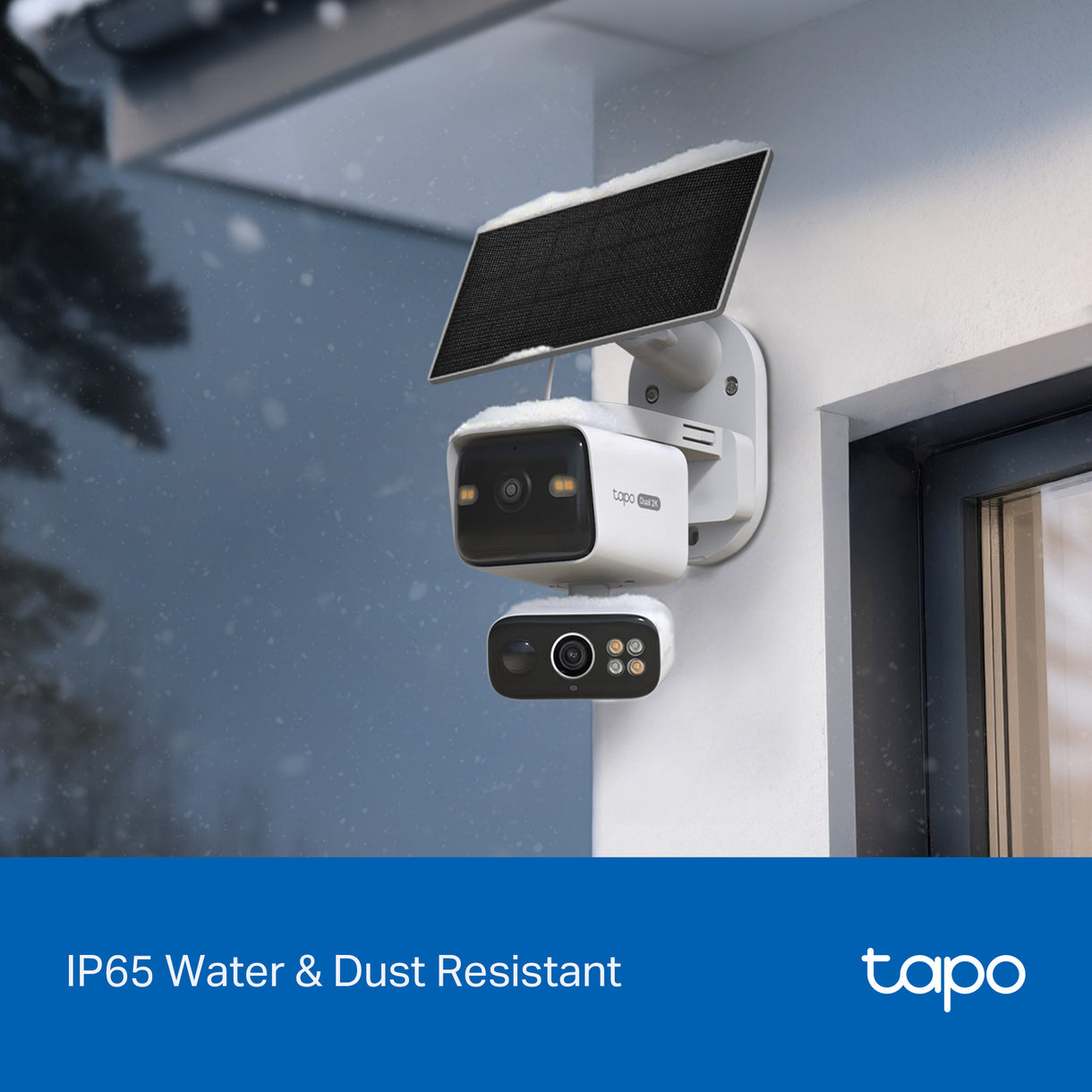 Tapo C645D Kit 2K Dual-Lens Solar Pan/Tilt Security Camera Kit – TP ...