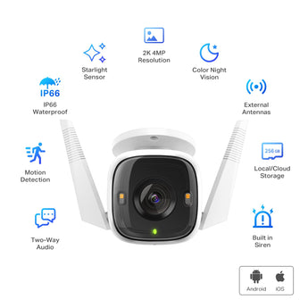 TP-Link Tapo 2K QHD Outdoor Camera, Tapo C320WS – TP-Link Tapo Store