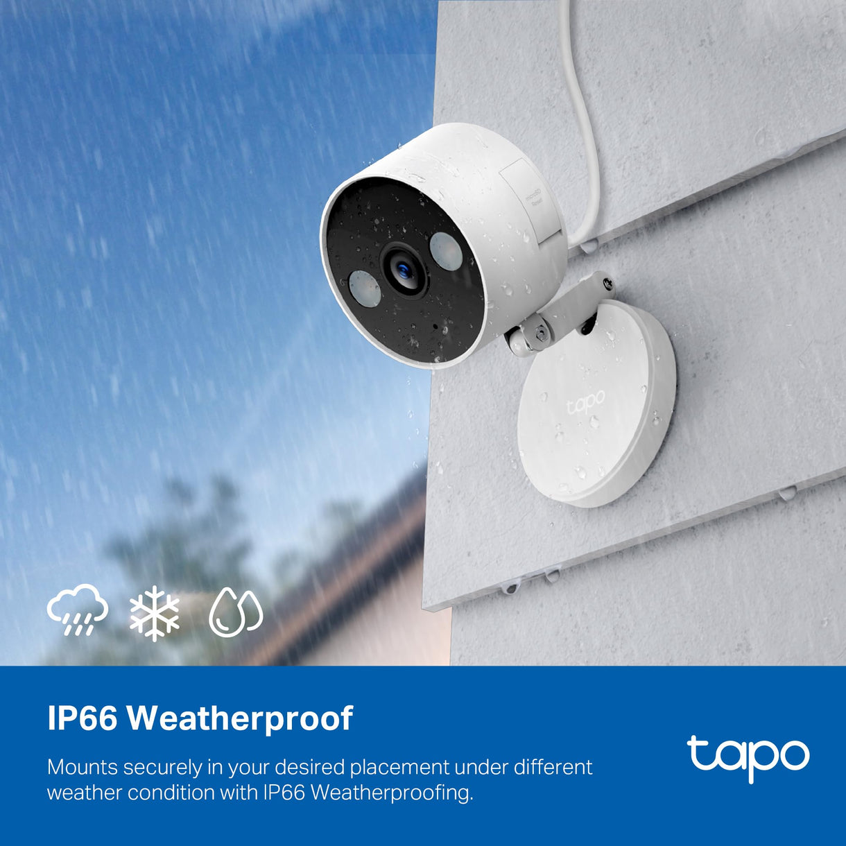 Tapo C120 Indoor/Outdoor Wired Security Camera | 2K QHD, IP66 Rated ...